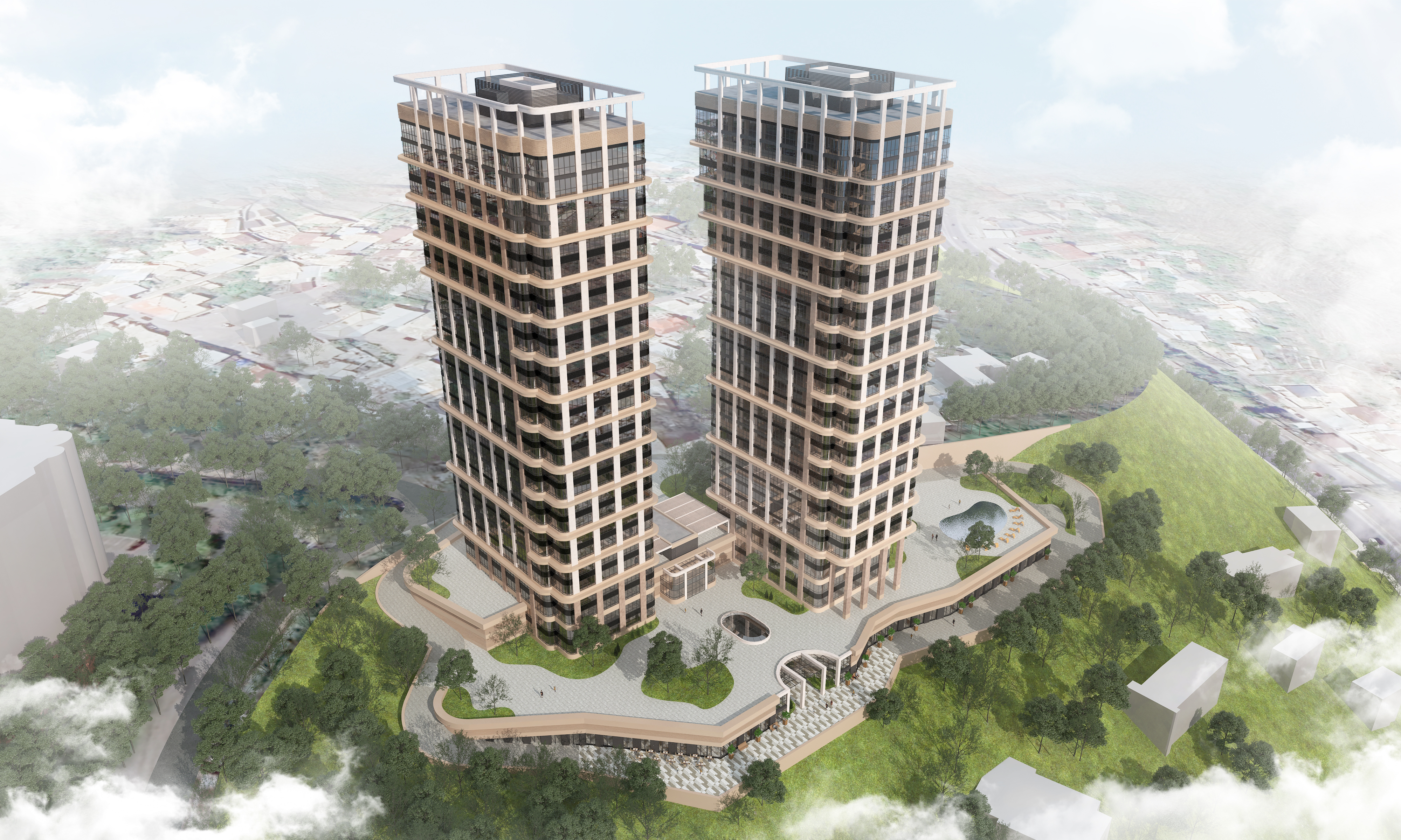 Жилой комплекс «Монарх» - Ереван | Архитектурная мастерская Цыцина